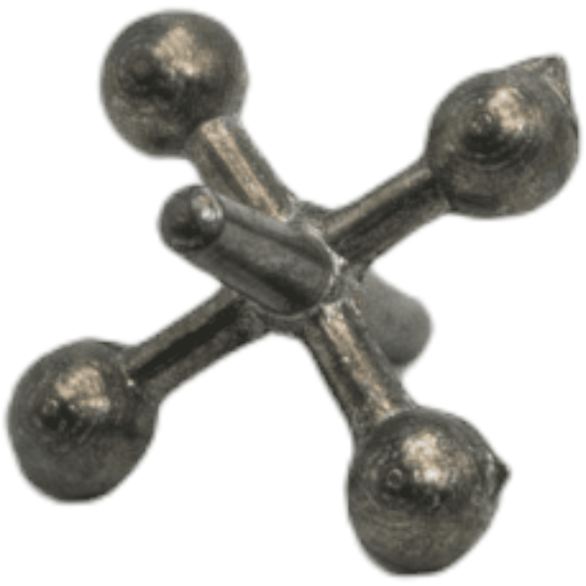 Juego de Yases Metálicos Plomos 6 Unidades + Pelota de Goma (En Bolsita ...