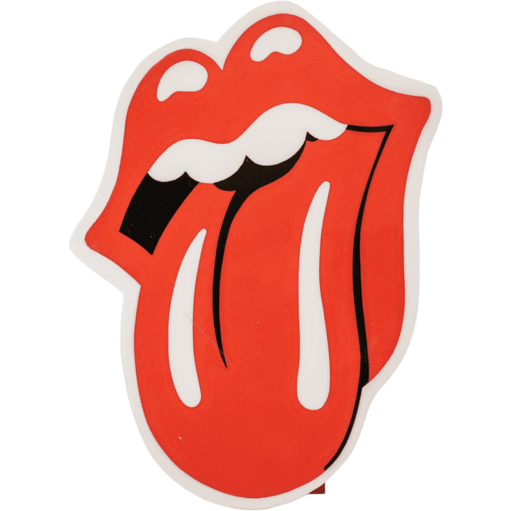 Cartel Temático Lengua Rolling Stones – La Vieja