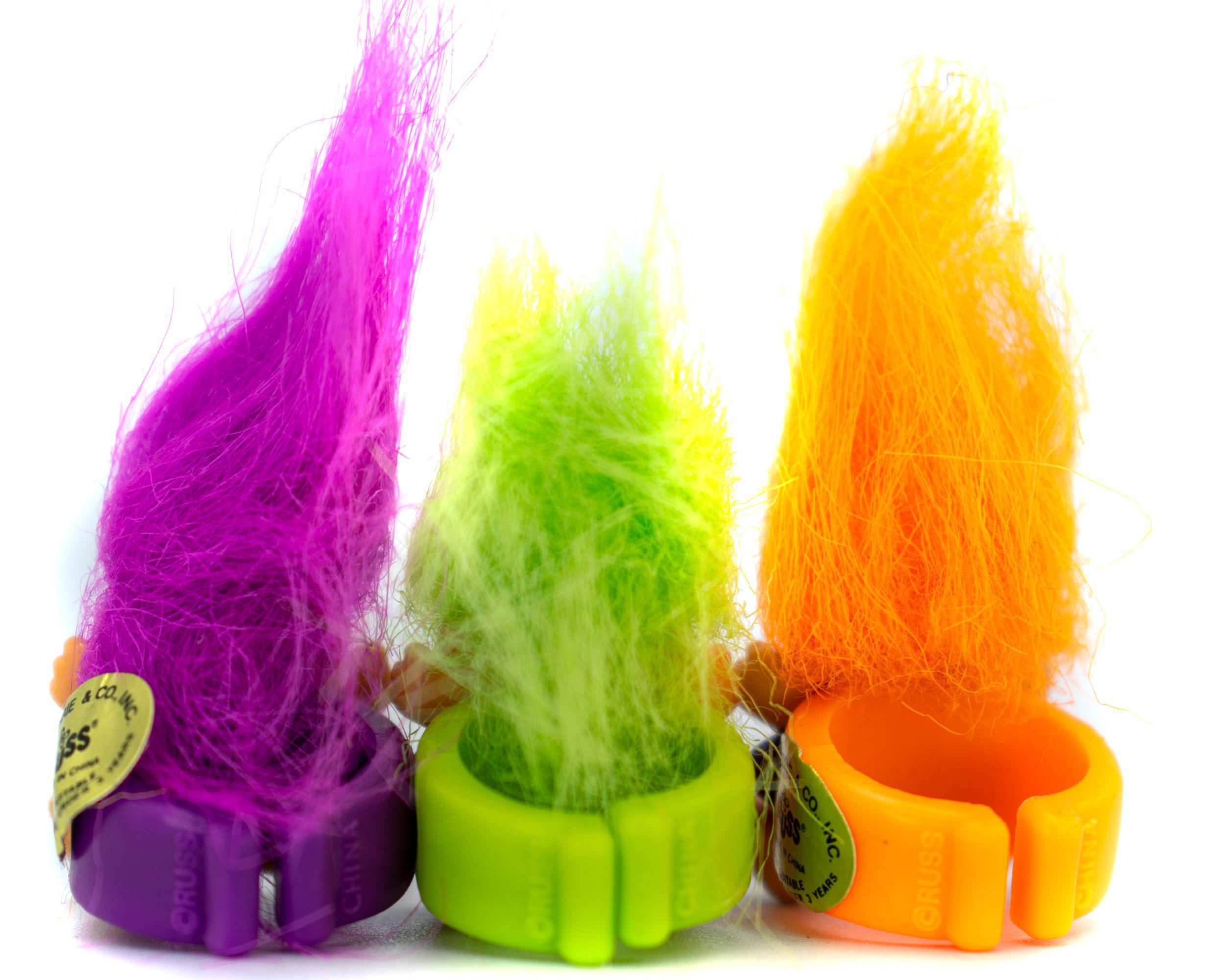 Anillo Troll Marca Russ Cabello Morado – La Vieja