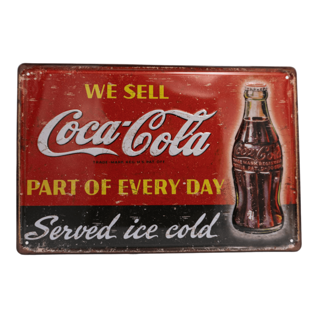 Placa decorativa We Sell Part of Every Day (Coca Cola) – La Vieja