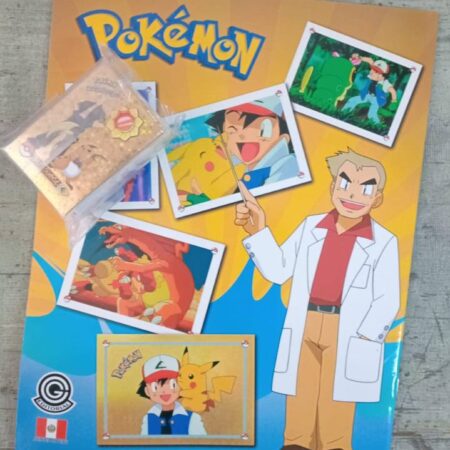 Album Pokémon Tapa Blanda + Set completo figuras a pegar – La Vieja