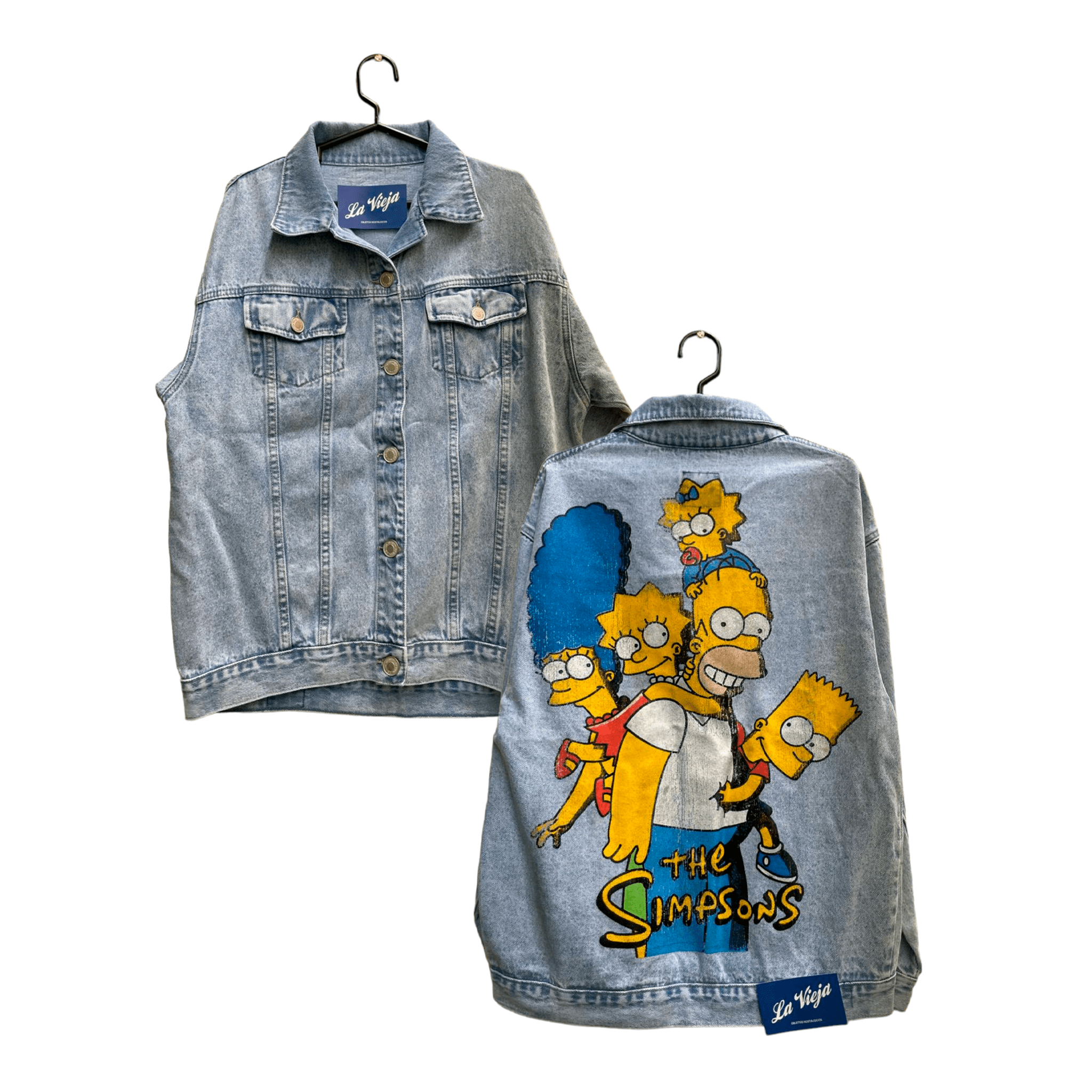 Casaca Jean Simpsons – Celeste Claro – La Vieja