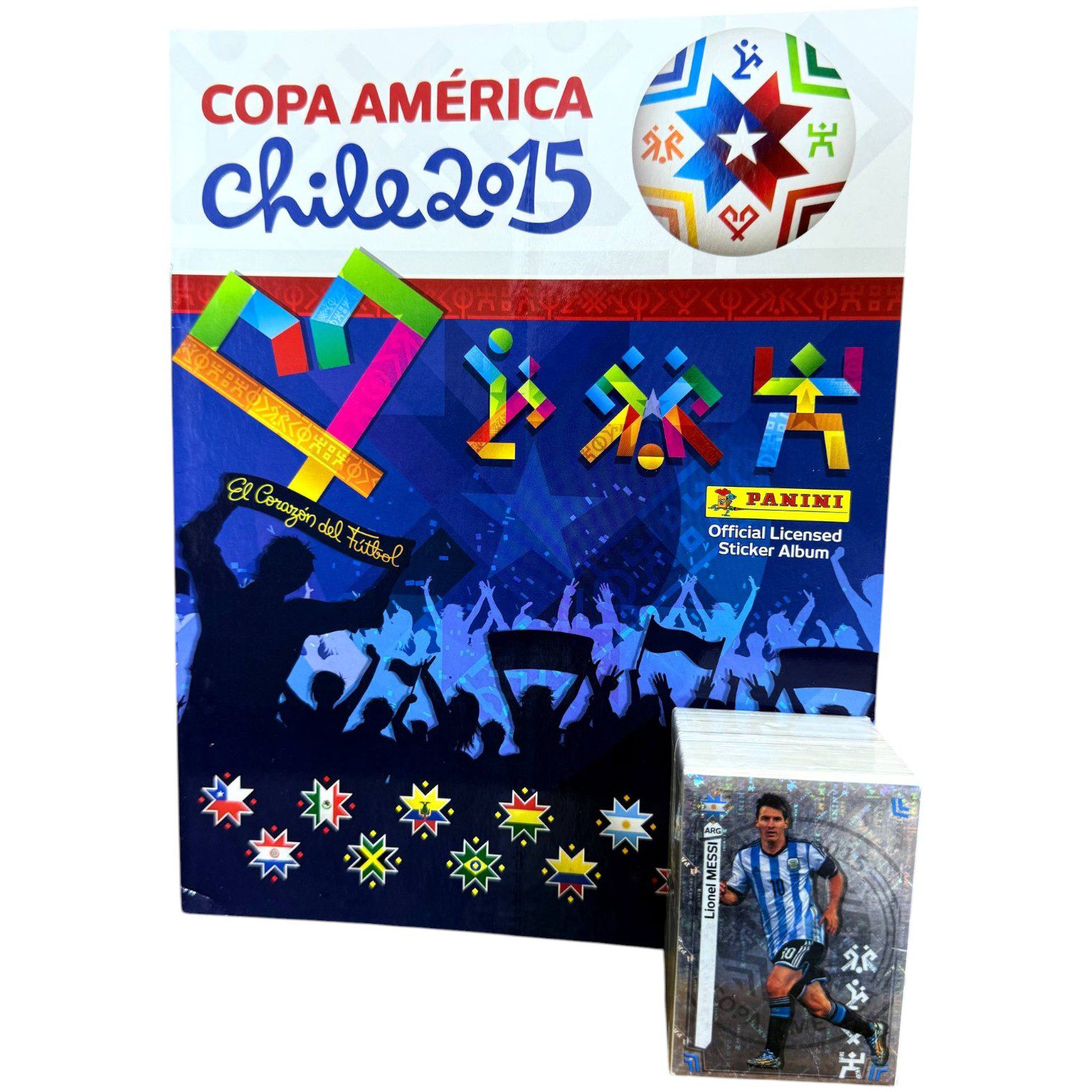 Álbum Copa América Chile 2015 – Panini Original – La Vieja